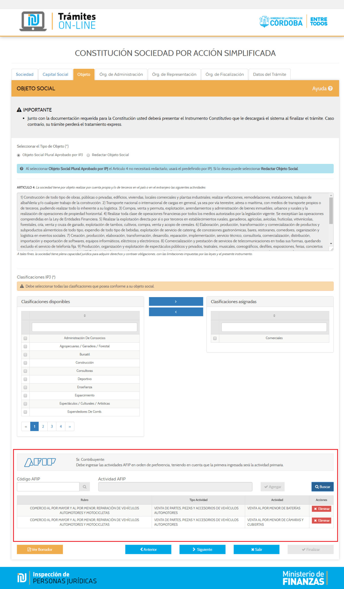 Constitución S.A.S. - Modelo Aprobado por IPJ | Inspección de Personas Jurídicas